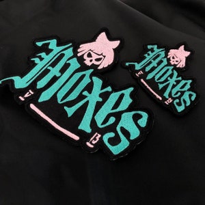 Mox the Moxes Girls Gang Cyberpunk Cosplay Prop Embroidery Patch ...