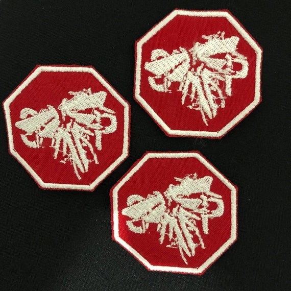 Last Us Fireflies Stop Sign Embroidery Patch Prop Cosplay - Etsy