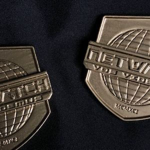 Значок агента Netwatch киберпанк косплей реквизит присутствует - Etsy