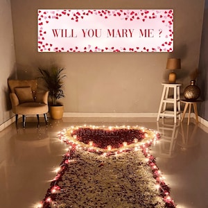 Will You Marry Me Sign | Romantic Proposal Ideas | Marriage Proposal ...