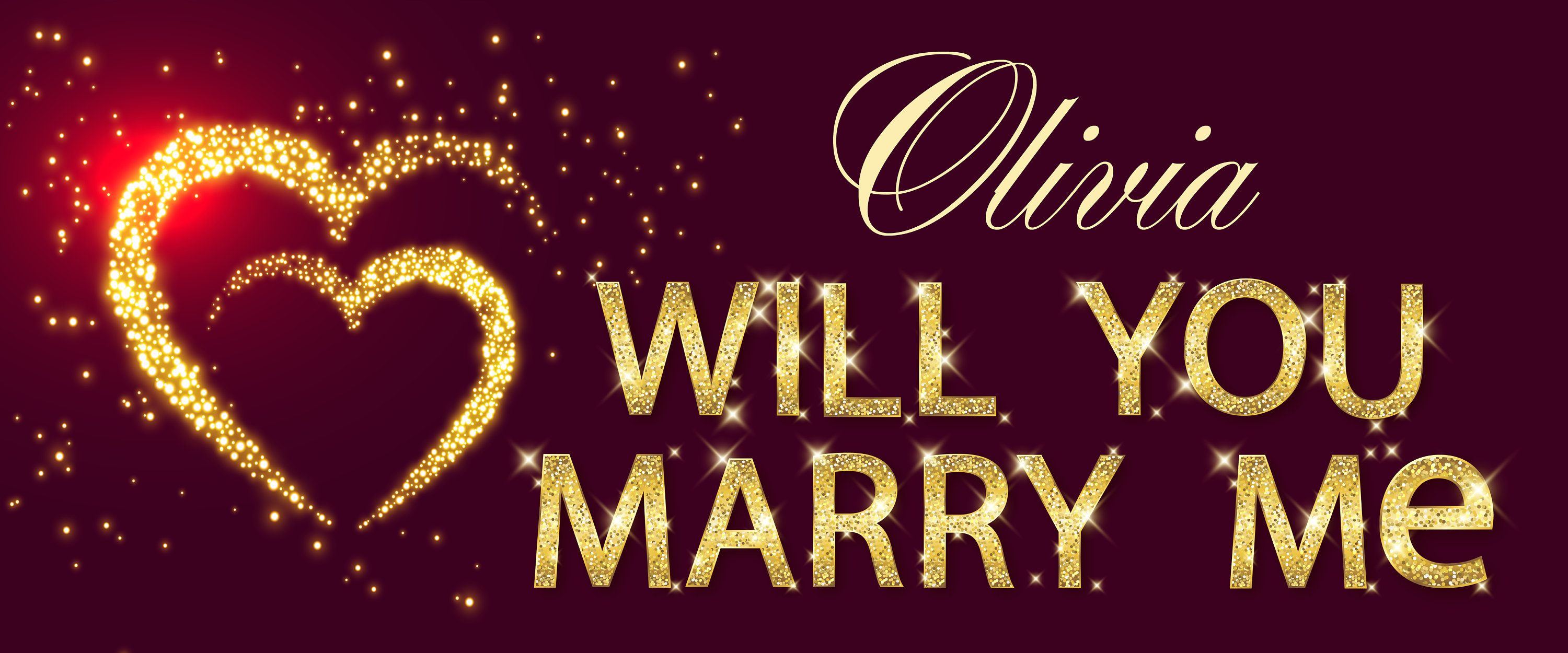 Will You Marry Me Banner Printable | Unique Personalized Engagement ...