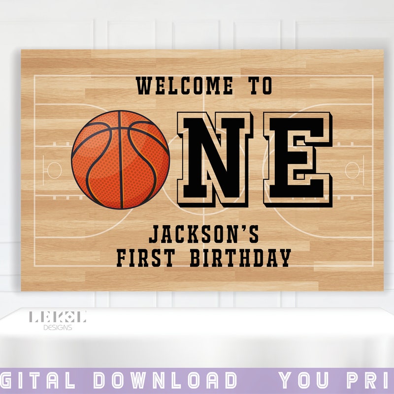 Basketball Backdrop - Etsy