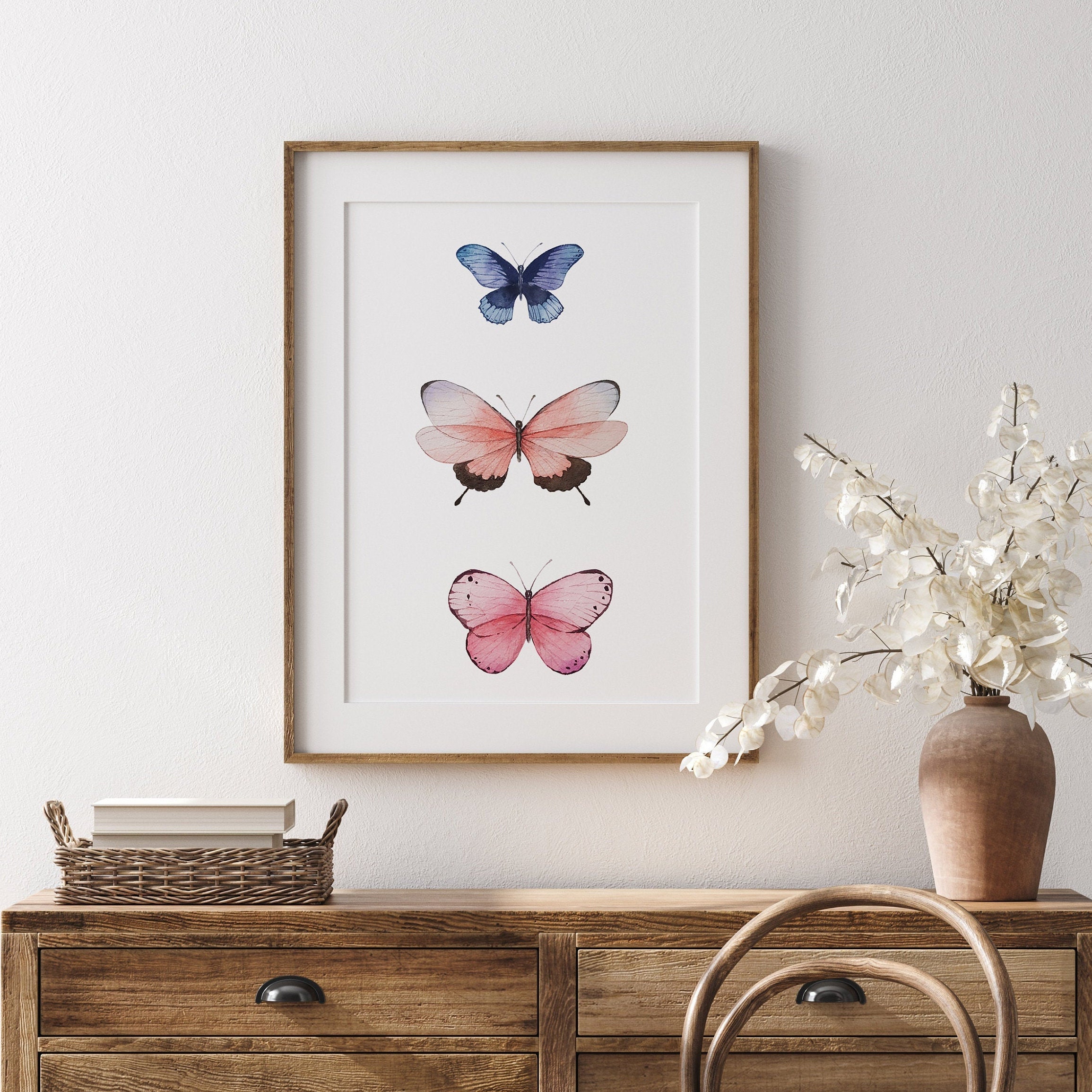 Printable Butterfly Paintings, Vintage Watercolors, Botanical Art ...