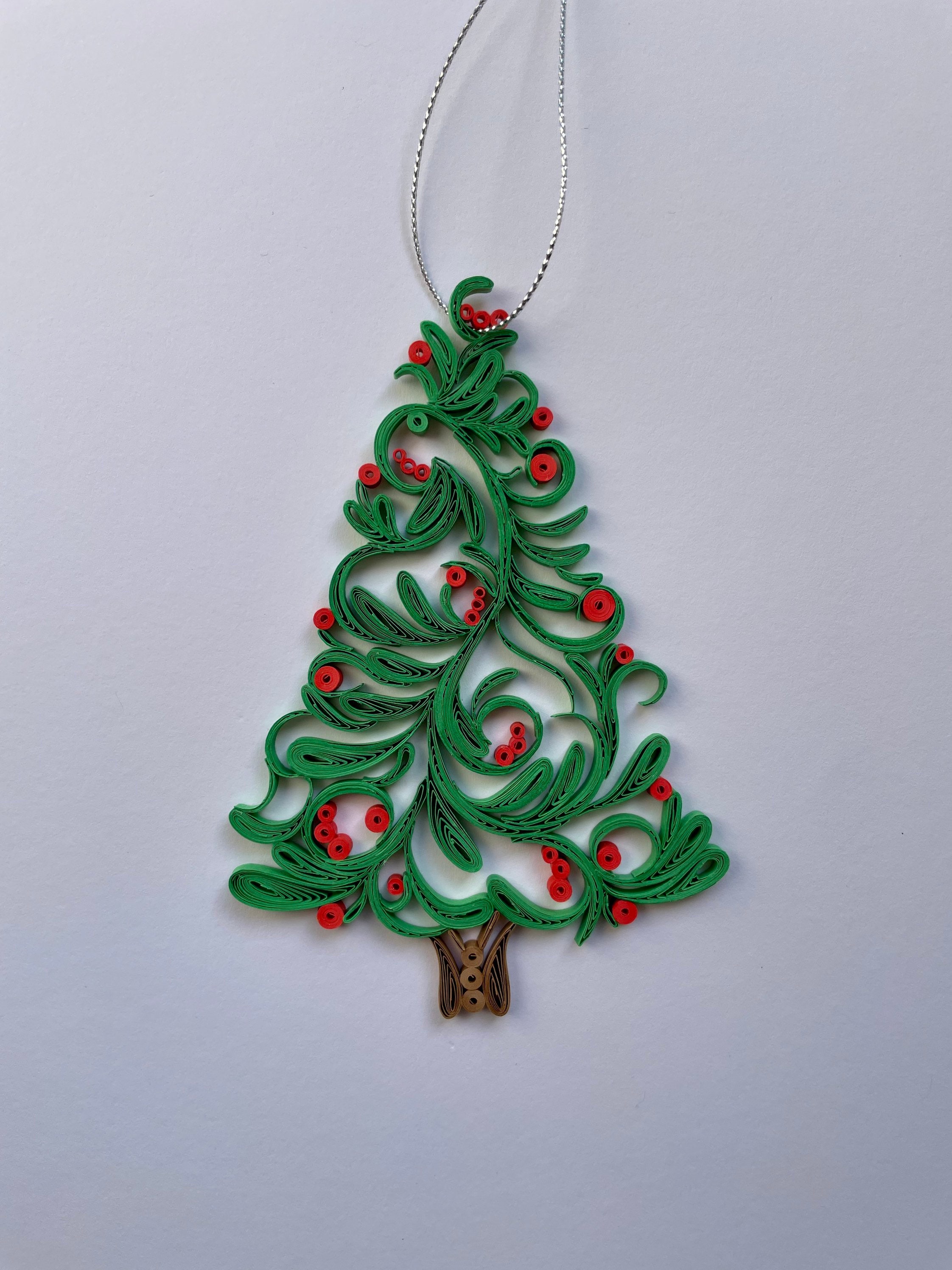 Quilled Christmas Tree / Christmas Tree / Paper Ornament / Quilling ...