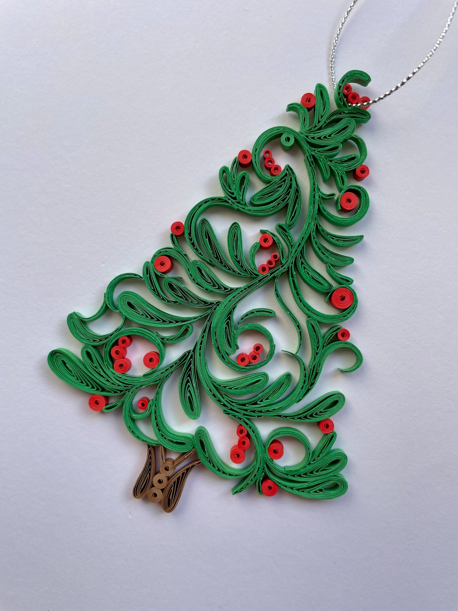 Quilled Christmas Tree / Christmas Tree / Paper Ornament / Quilling ...