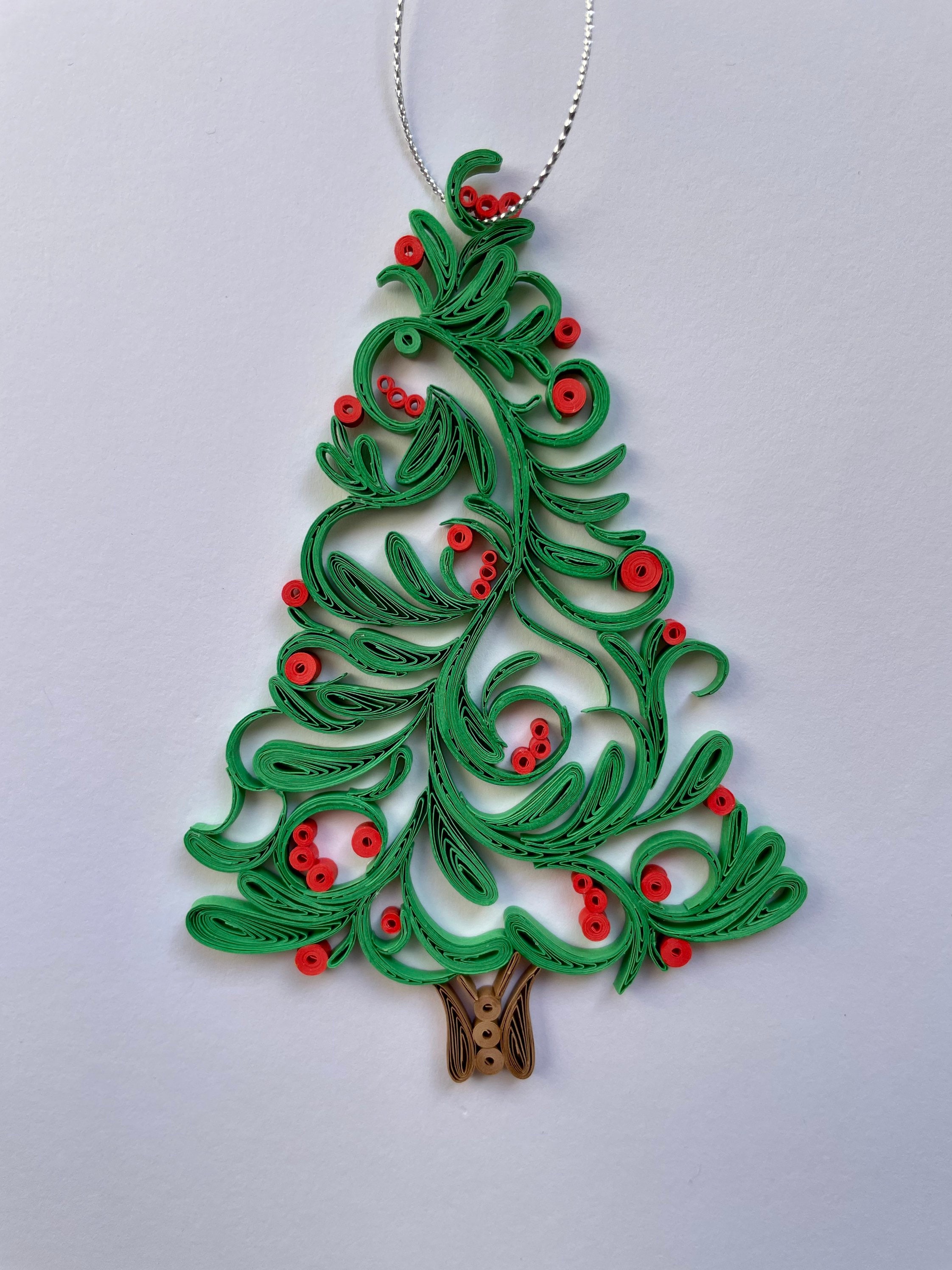 Quilled Christmas Tree / Christmas Tree / Paper Ornament / Quilling ...