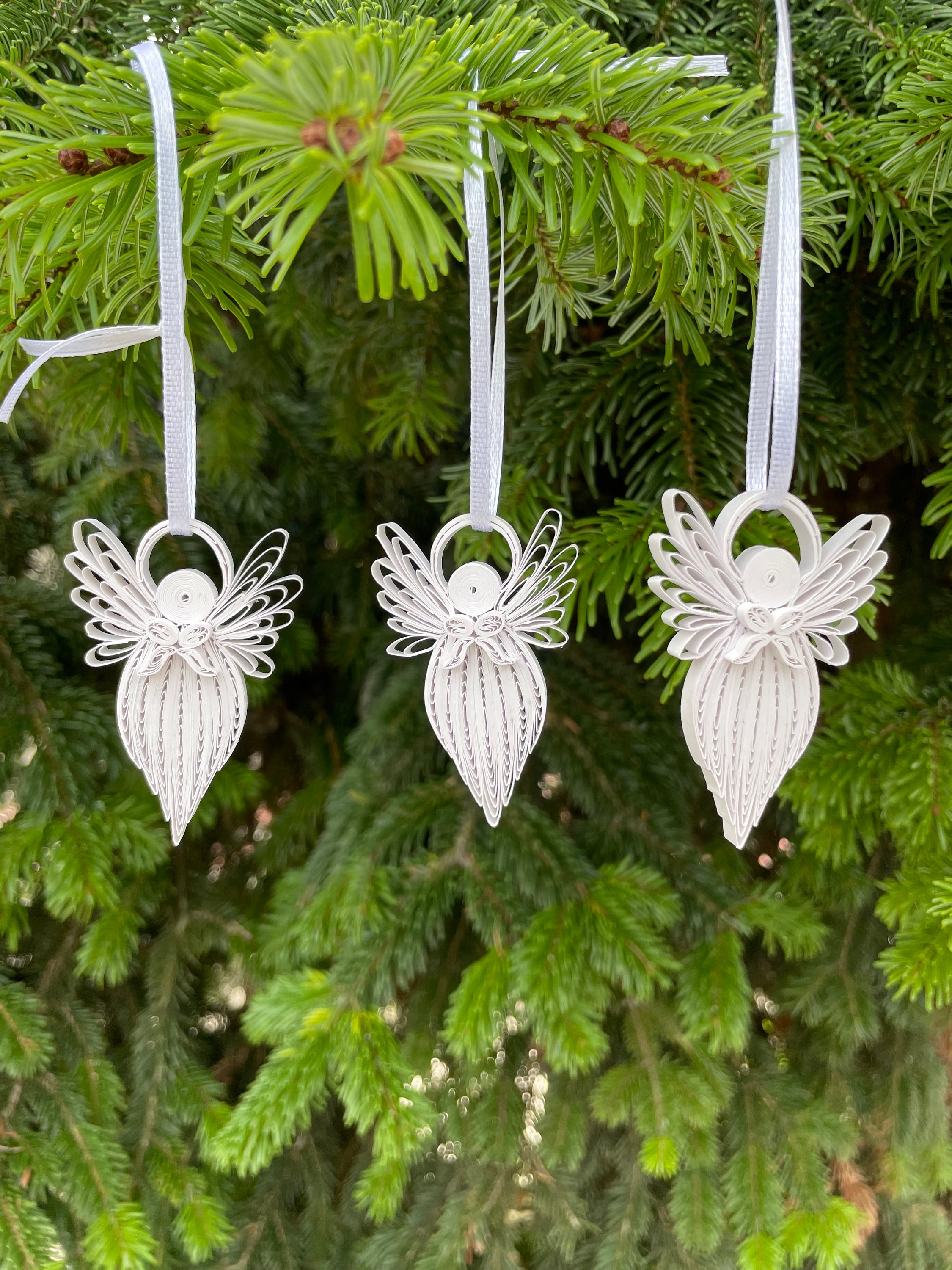 Angels Ornaments 3pcs - Christmas Angels / Christmas Decoration- Angel ...