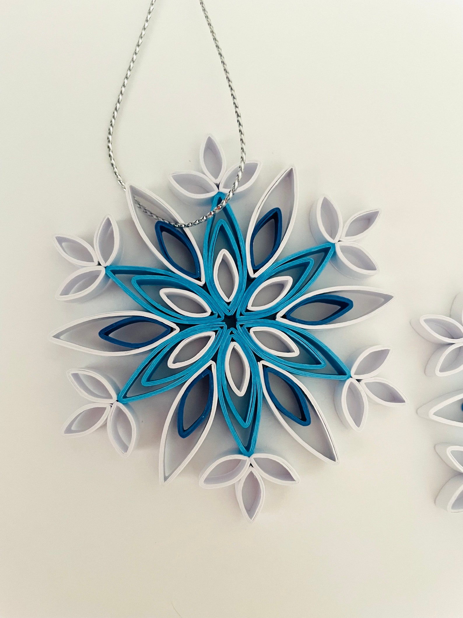 Quilled Snowflakes/ Paper Snowflake / Quilled Ornament /snowflake ...
