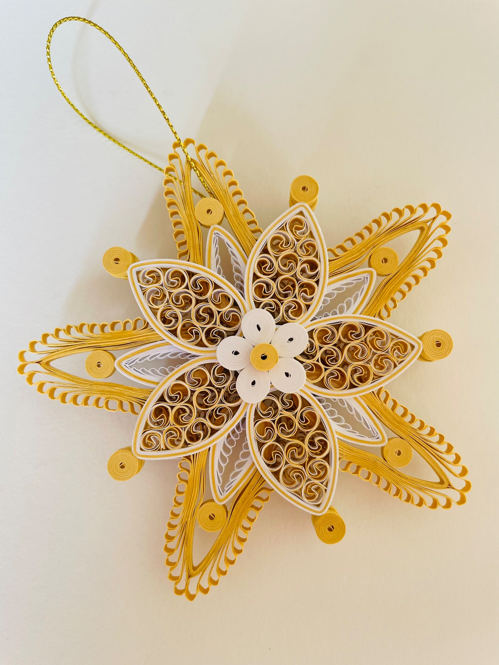 3D Star Ornament - House Ornament - Quilled Ornament - Quilling ...