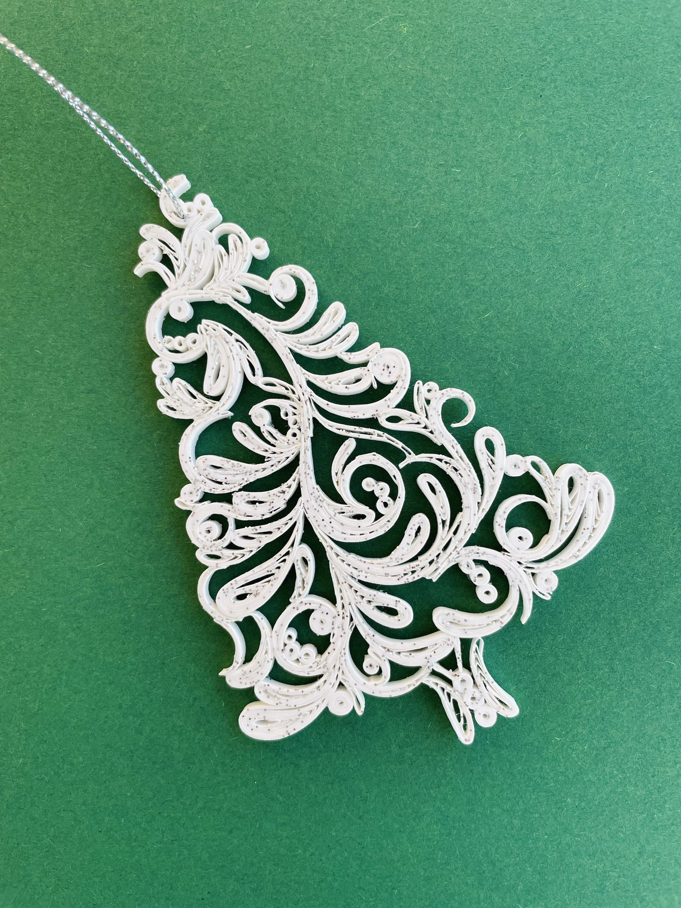 Quilled Christmas Tree / Christmas Tree Ornament / Paper Ornament ...