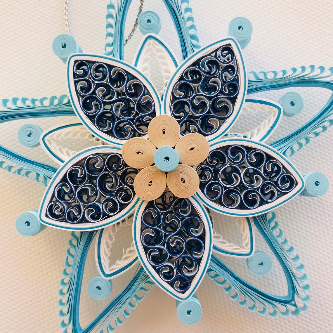 3D Star Ornament House Ornament Quilled Ornament | Etsy