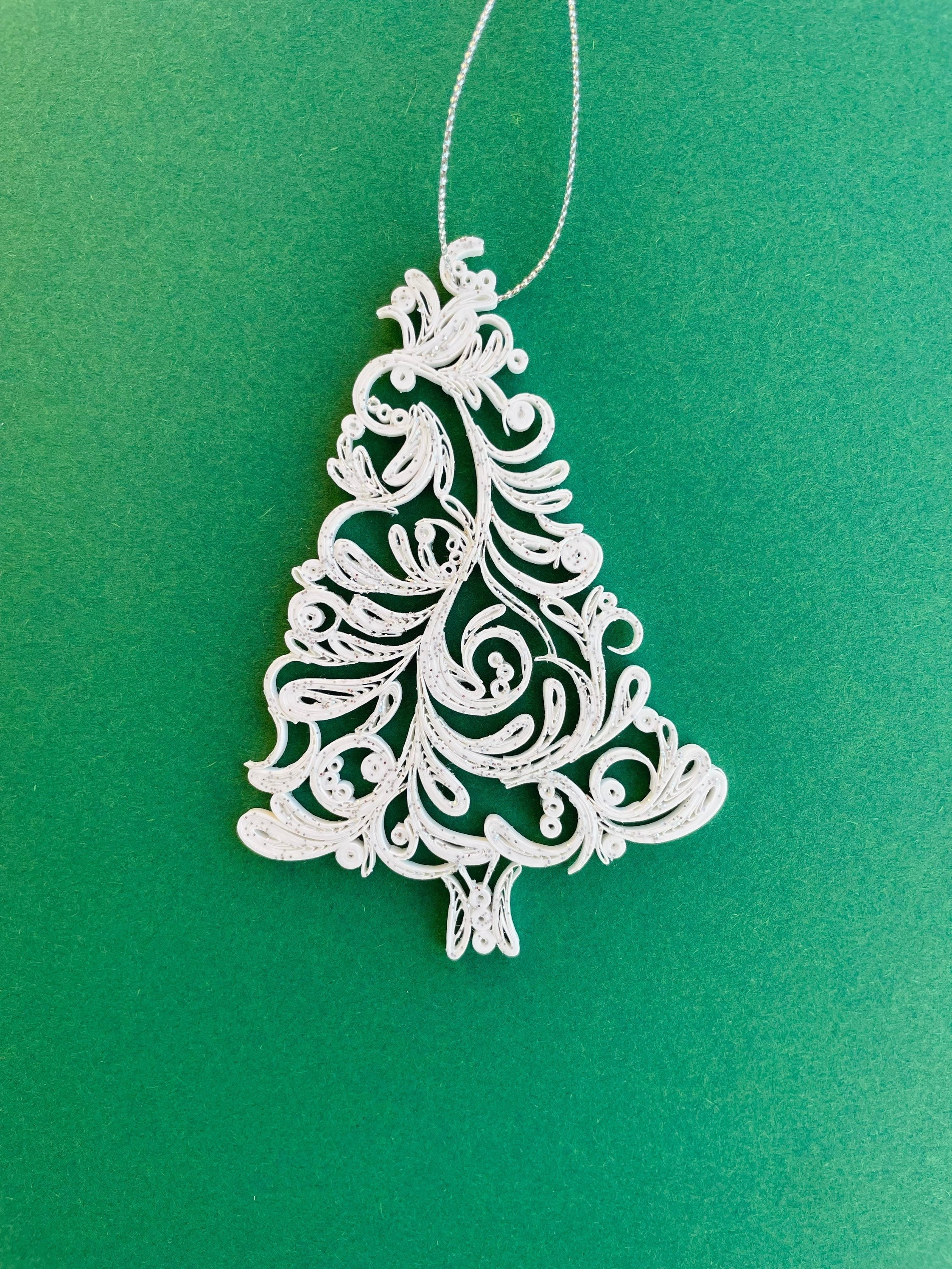 Quilled Christmas Tree / Christmas Tree Ornament / Paper Ornament ...