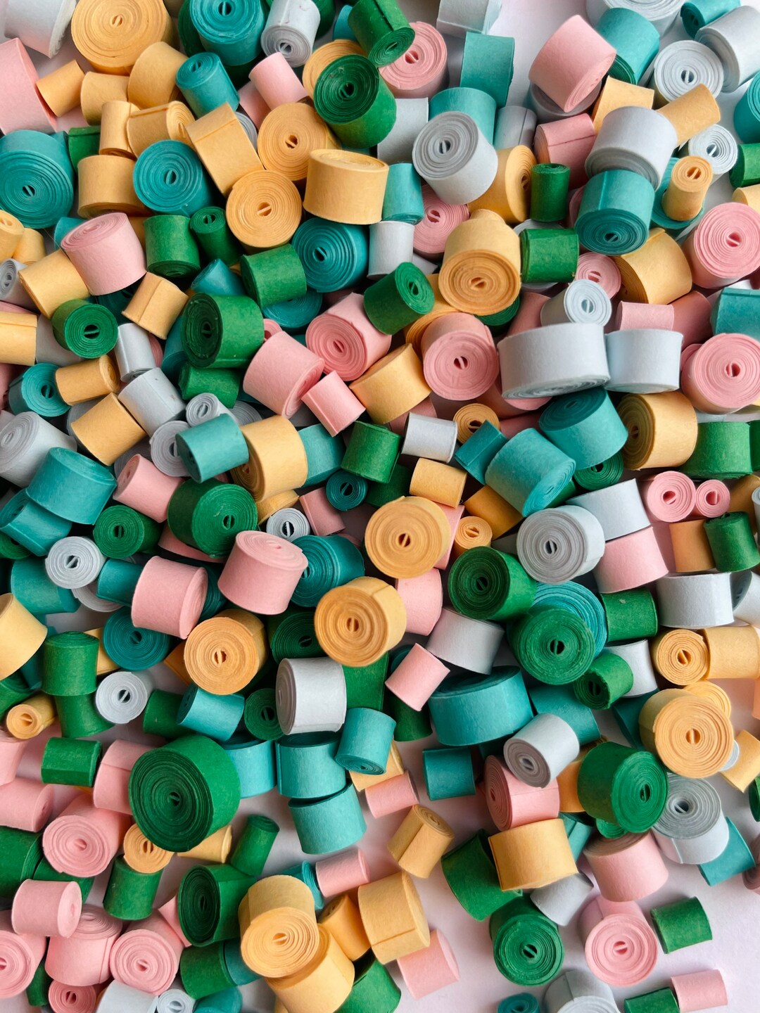 400pcs Rolled Paper Coils / Quilling Paper Balls in 5 Color / Colorful ...