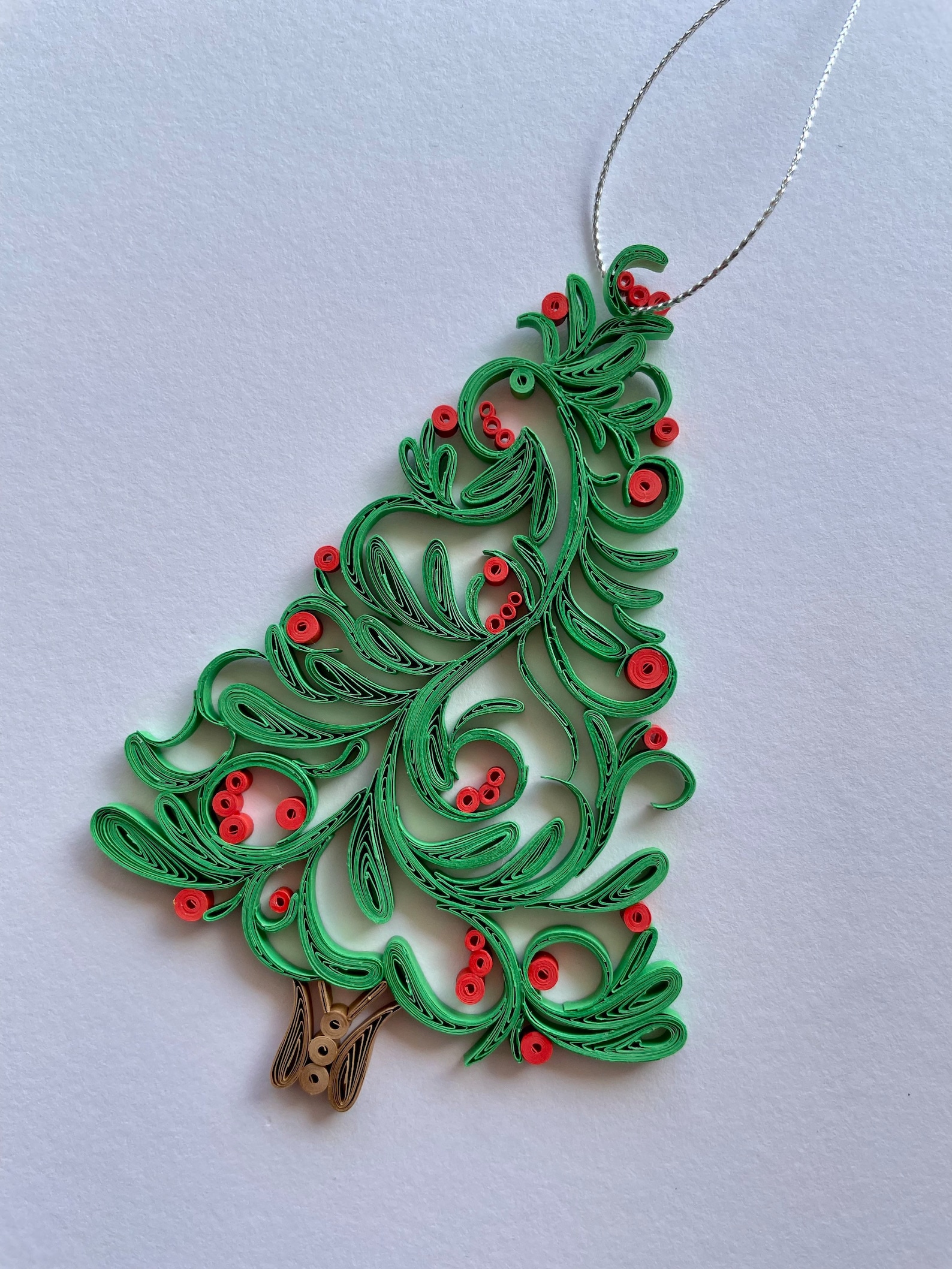 Quilled Christmas Tree / Christmas Tree / Paper Ornament / Quilling ...