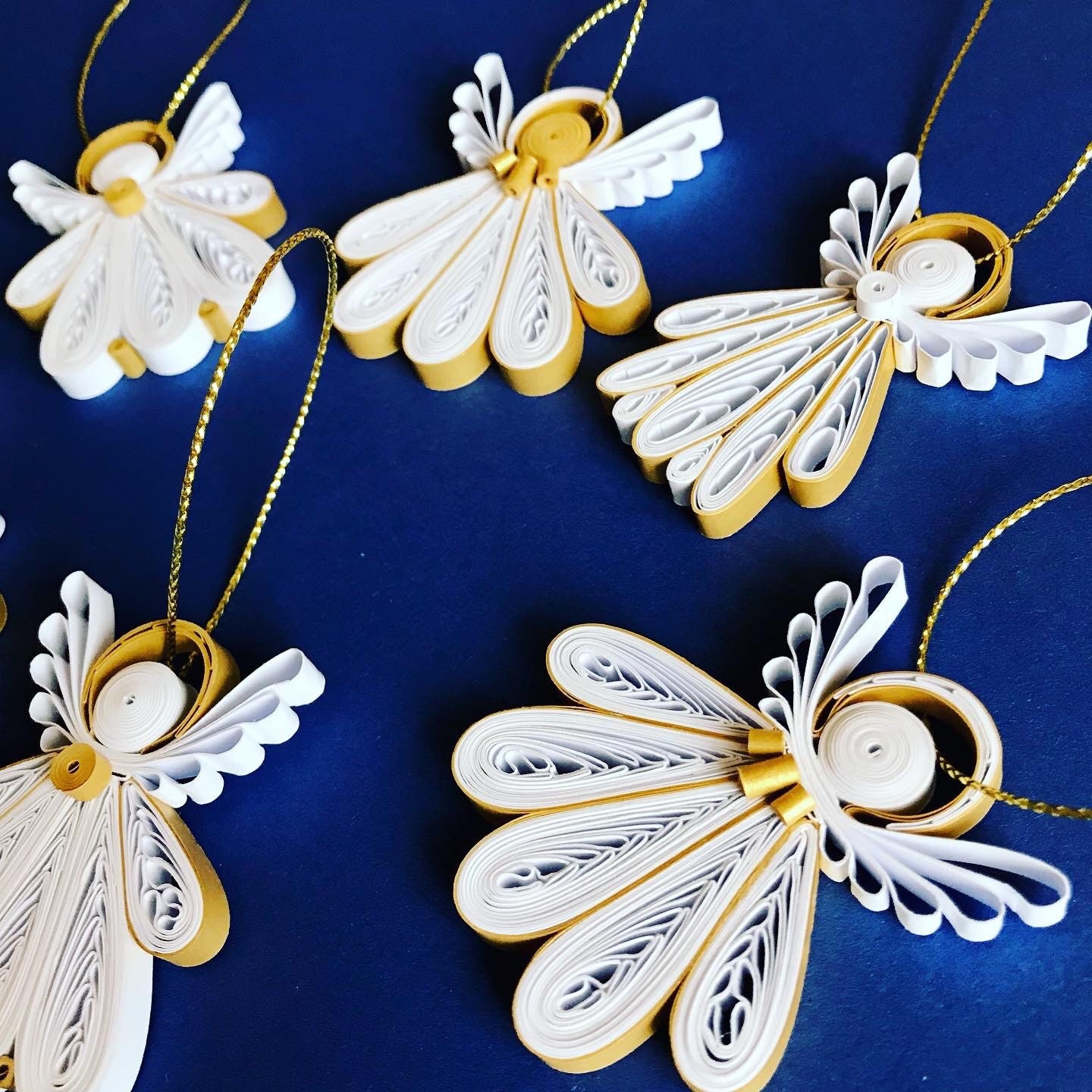 Angels Ornaments 6 Pcs - Christmas Angels / Christmas Decoration- Angel ...