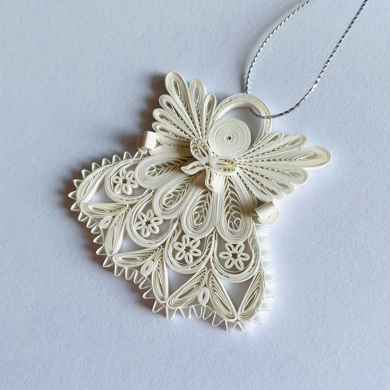 Angel Ornament - Quilled Ornament - Christmas Ornament - Christmas ...