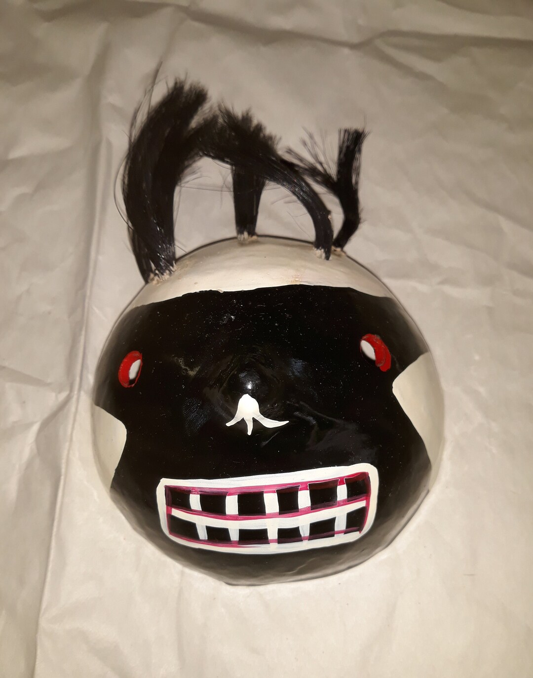 Hairy Grin Coconut Shell Mexican Wall Art ( NOS / New Old Stock ...