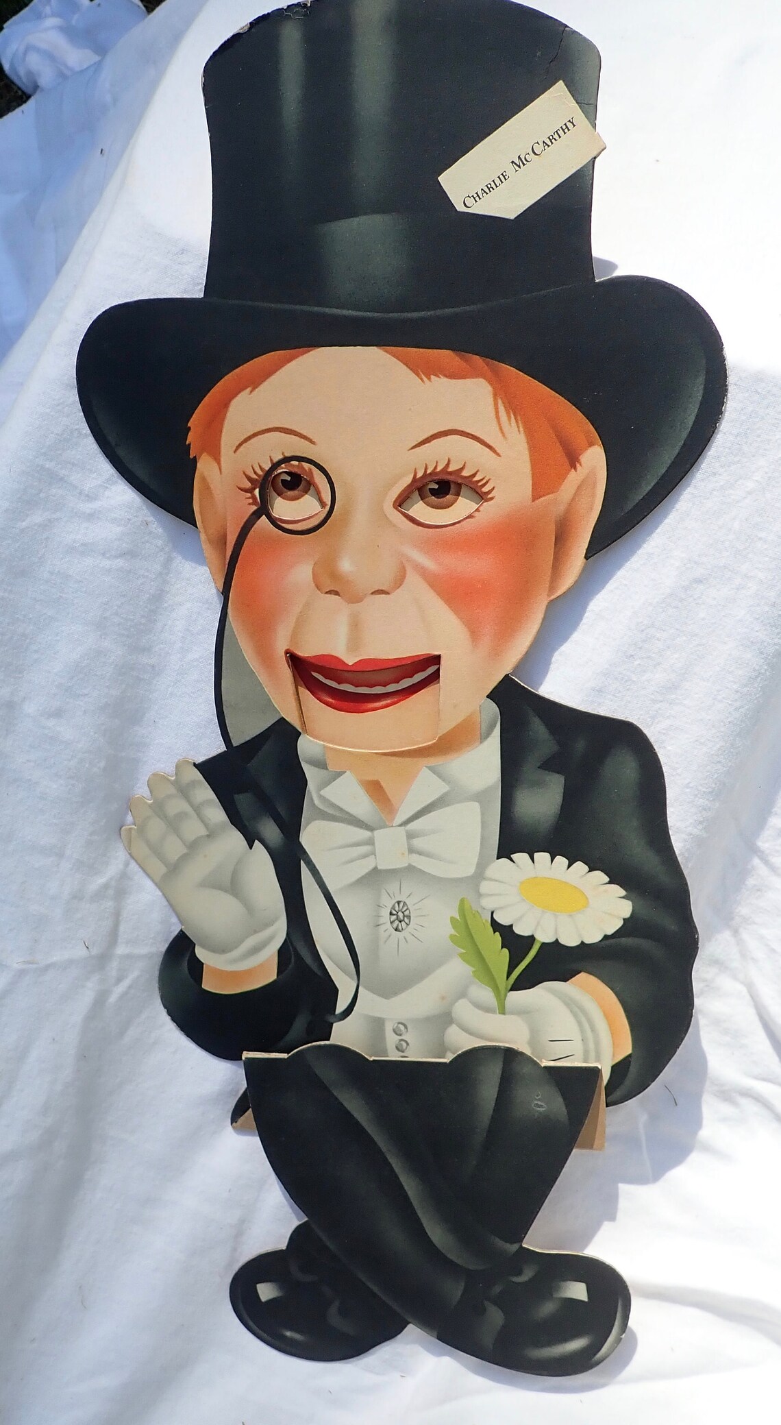 Charlie Mccarthy Articulated Cardboard Ventriloquist Dummy - Etsy