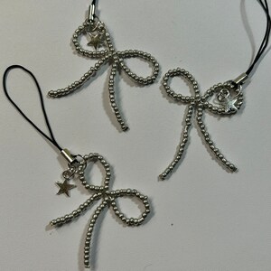 Coquette Bow Phone Charms - Etsy