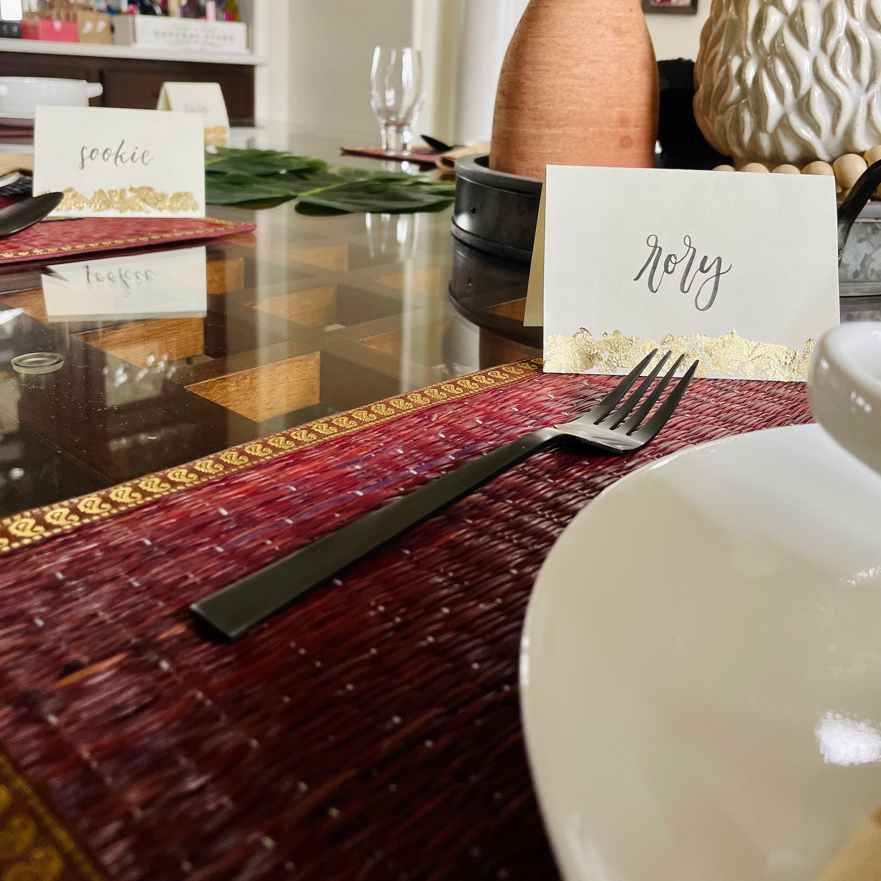 Custom Placecards, Set of 10, Simplistic Design, Minimalist Party ...