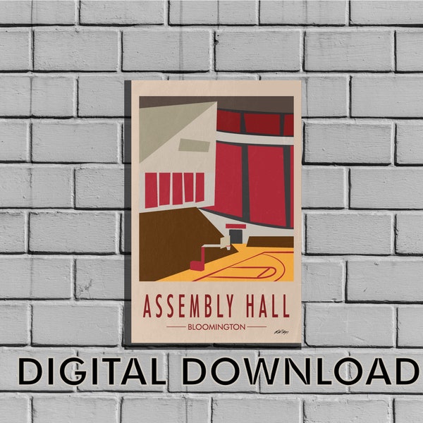Assembly Hall Poster - Etsy