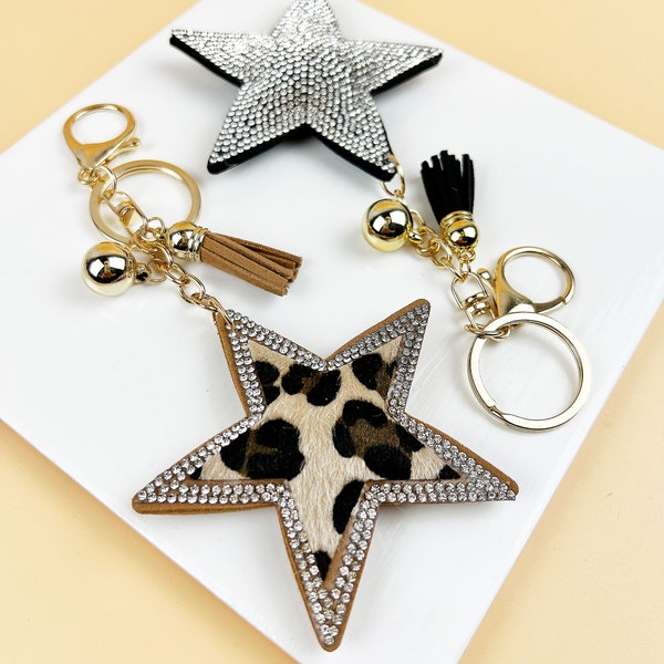 Star Keychain - Etsy