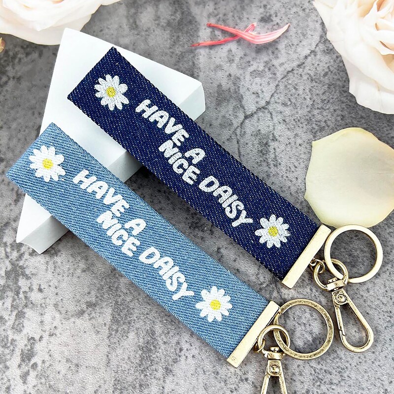 Denim Keychain - Etsy