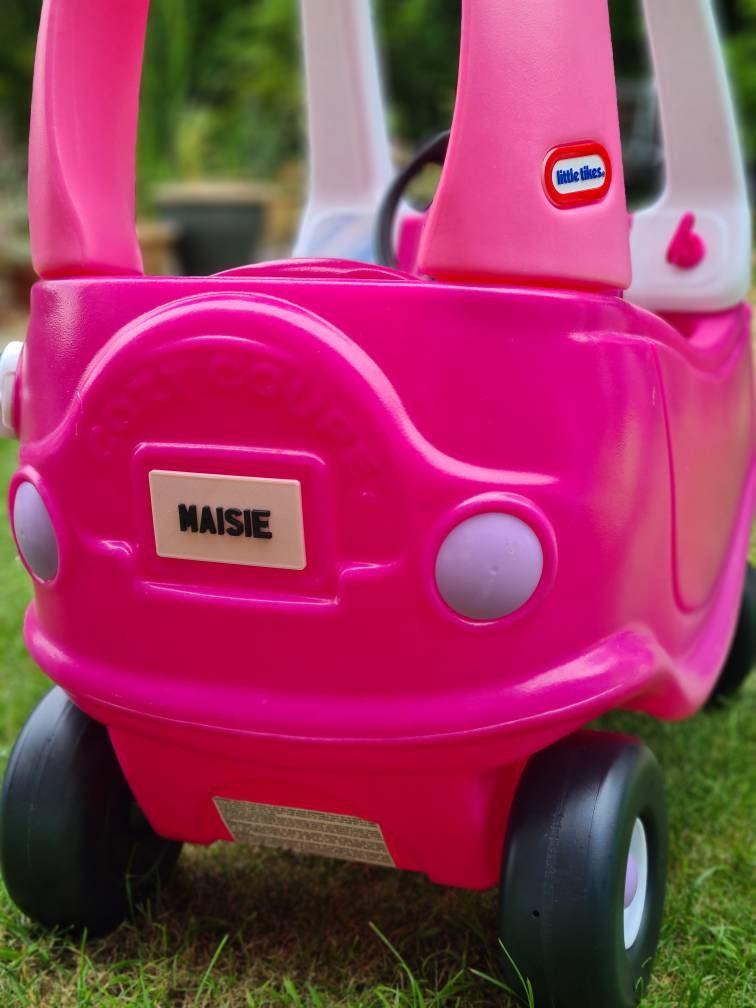 Personalised Little Tikes Cozy Coupe Rear Number Plate 3D | Etsy