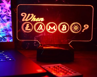 Bitcoin Desk Lamp - Etsy