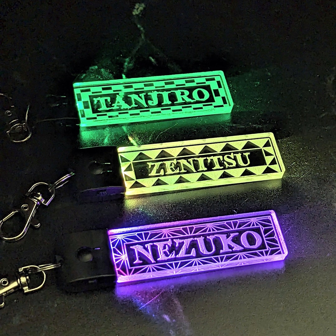 Custom DEMON Theme Name Tag | Christmas, Holiday Gift for Anime Lover ...