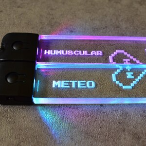 Personalized Gamer Couple LED Keychain Set | Custom Valentines or ...