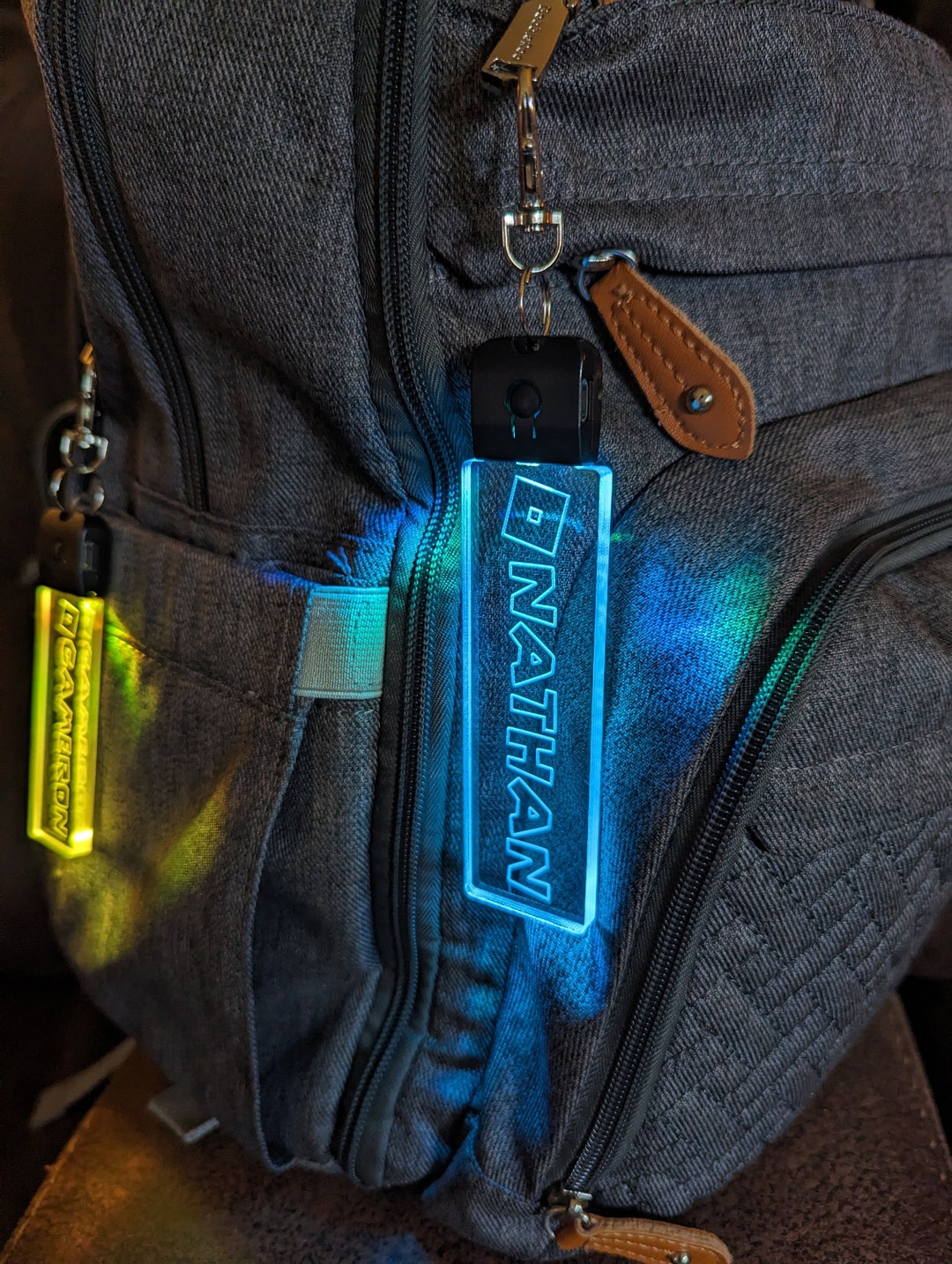 Custom ROBLOX Theme Name Tag LED Keychain Christmas Holiday - Etsy