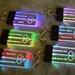 Personalized Gamer Couple LED Keychain Set Custom Valentines or ...