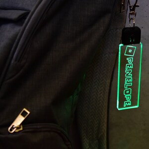 Custom ROBLOX Theme Name Tag LED Keychain Personalized - Etsy