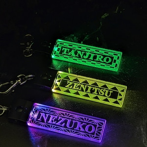 Custom DEMON Theme Name Tag | Christmas, Holiday Gift for Anime Lover ...