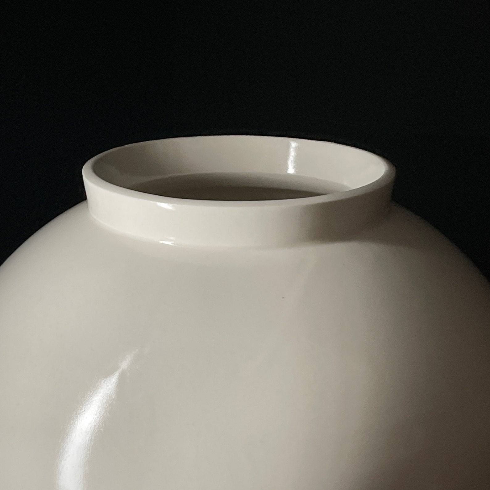 Handmade Korean Medium Moon Jar Glossy - Etsy