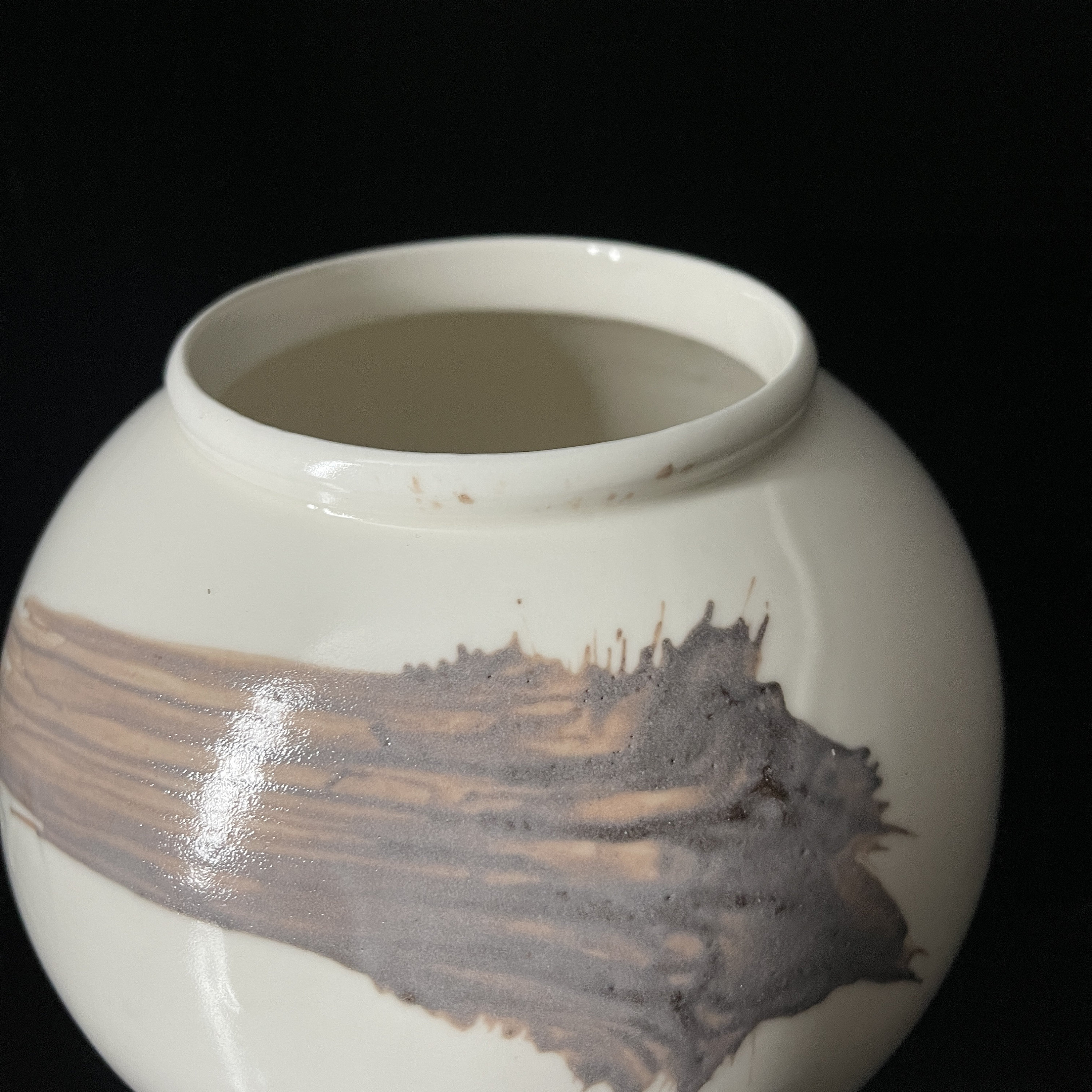 Handmade Korean Small Moon Jar Glossy - Etsy