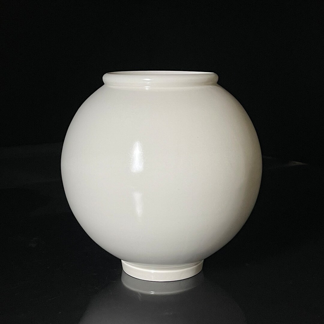 Handmade Korean Small Moon Jar Glossy - Etsy
