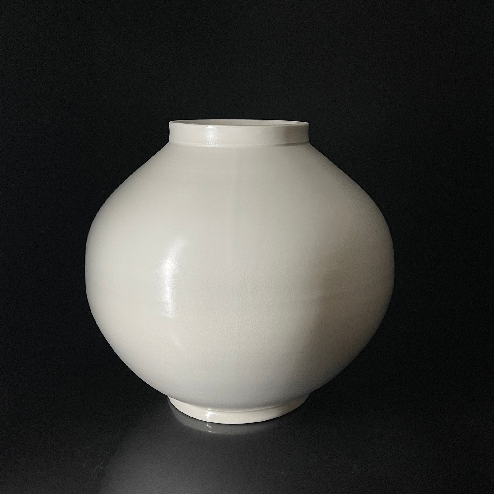 Handmade Korean Big Moon Jar Glossy - Etsy