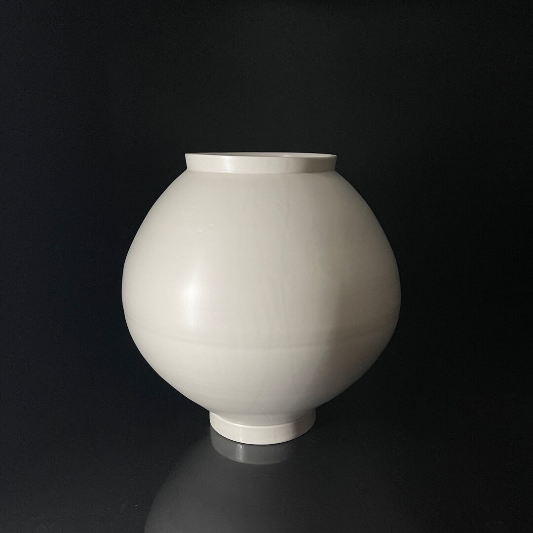 Handmade Korean Big Moon Jar Matt - Etsy