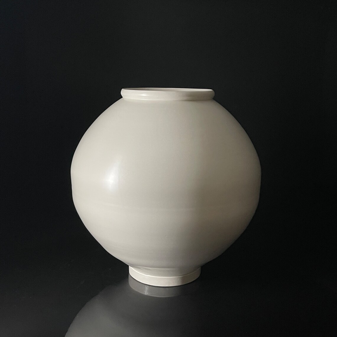 Handmade Korean Big Moon Jar Matt Korean Moon Jar - Etsy