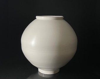 Handmade Korean Big Moon Jar Matt - Etsy