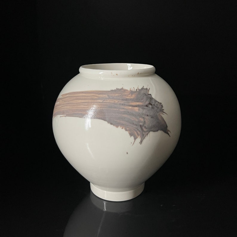 Handmade Korean Small Moon Jar Glossy - Etsy