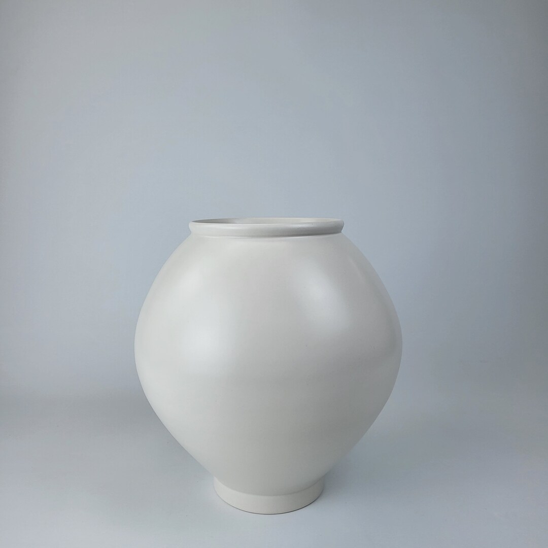 Handmade Korean Medium Moon Jar Matt - Etsy