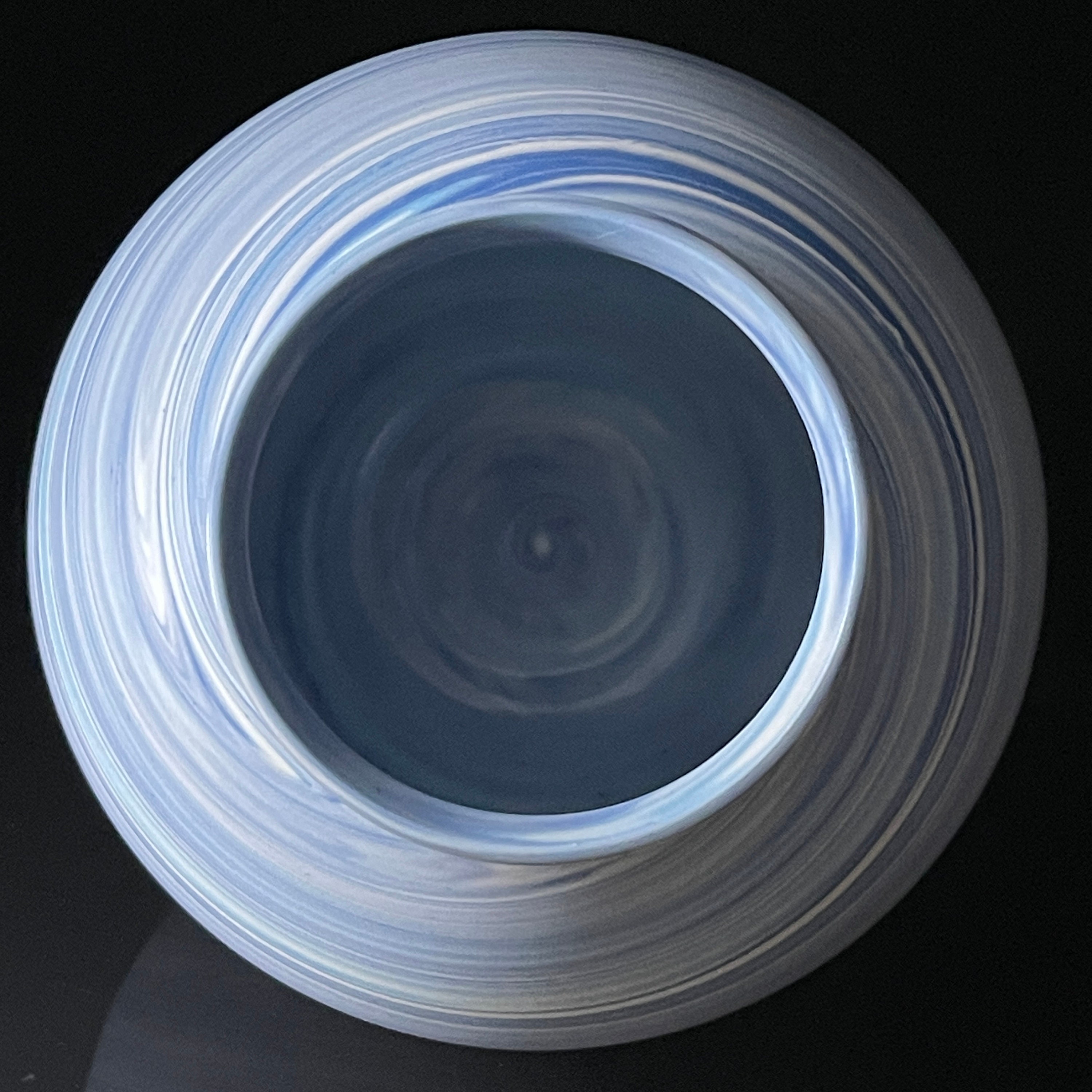 Various Moon Jar /white blue - Etsy