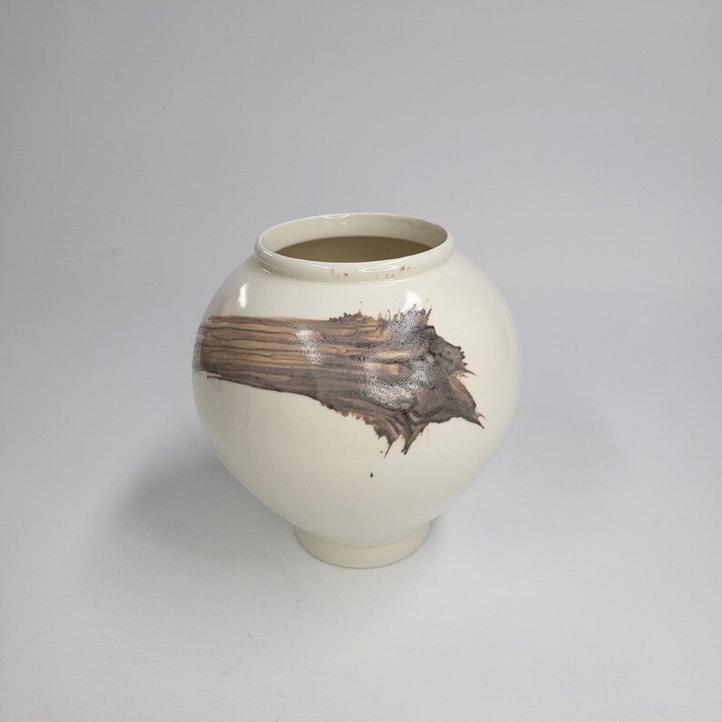 Handmade Korean Small Moon Jar Glossy - Etsy