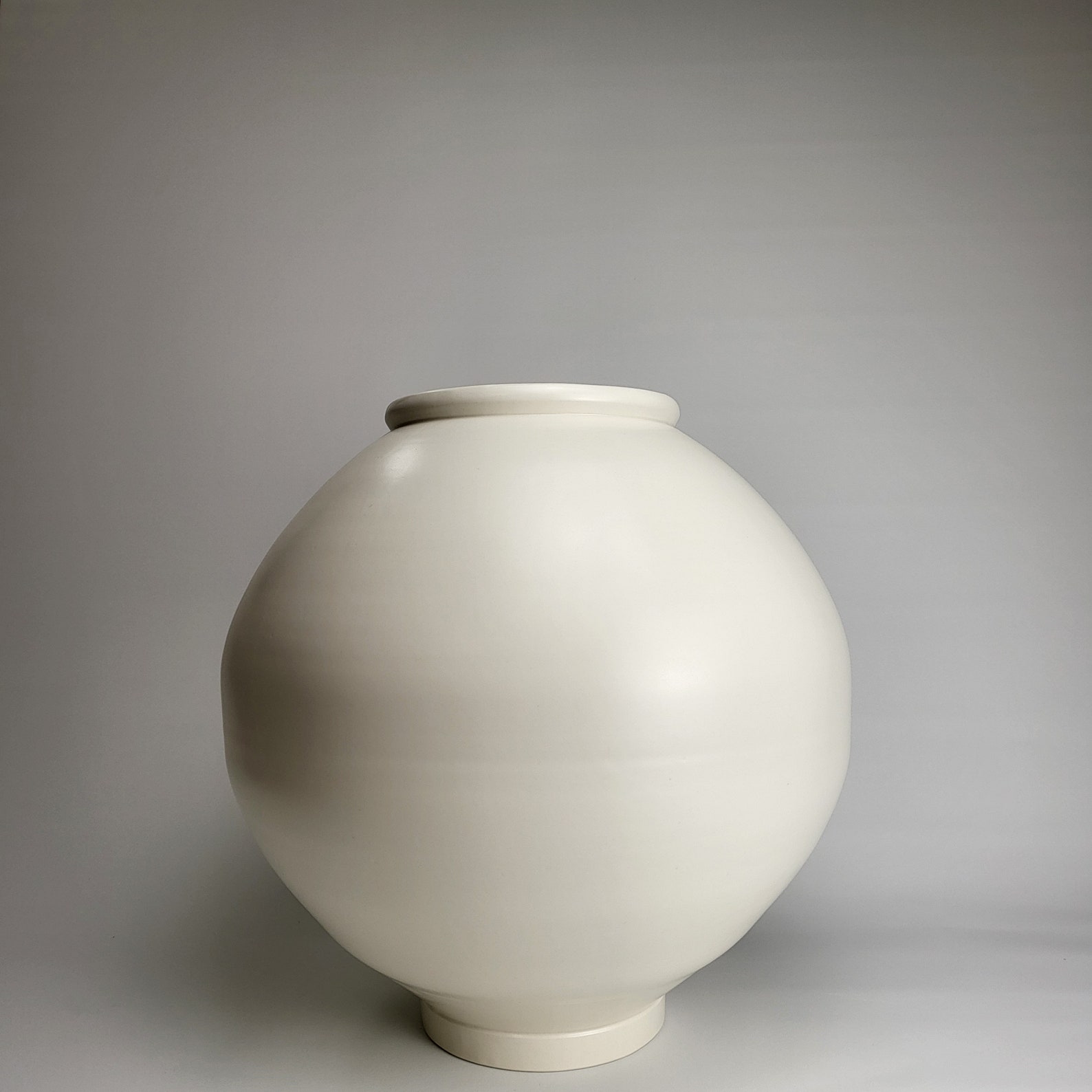 Handmade Korean Big Moon Jar Matt Korean Moon Jar - Etsy