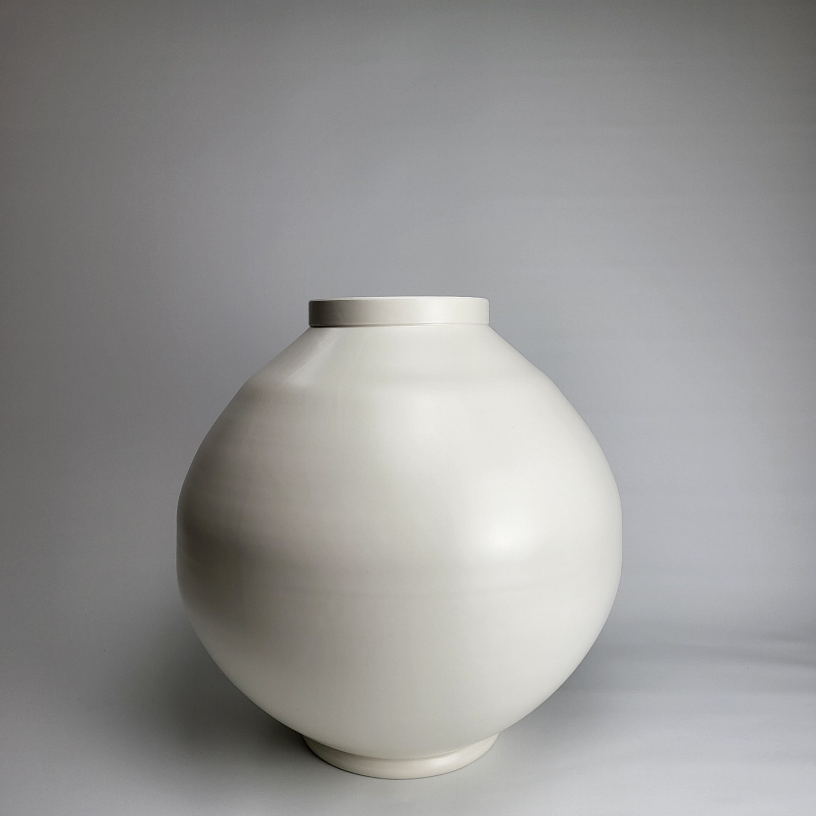 Handmade Korean Big Moon Jar Matt Korean Moon Jar | Etsy