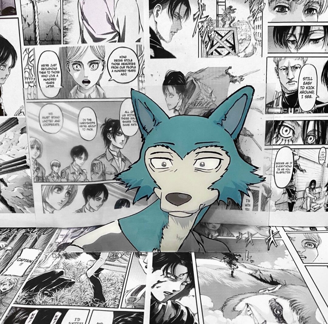 Beastars Legoshi Glass Painting - Etsy