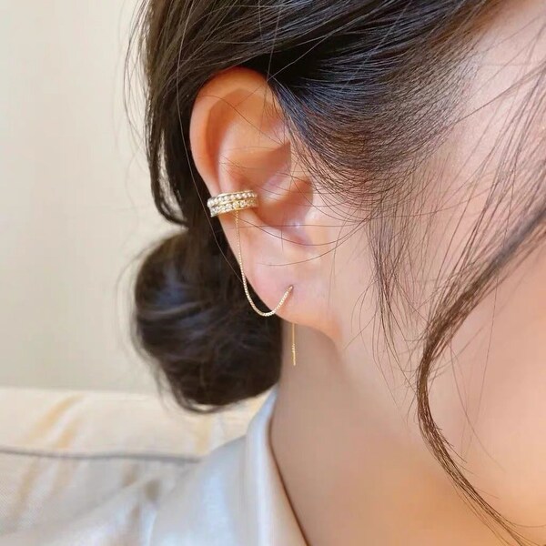 Buy Pearl Ear Cuff - Etsy